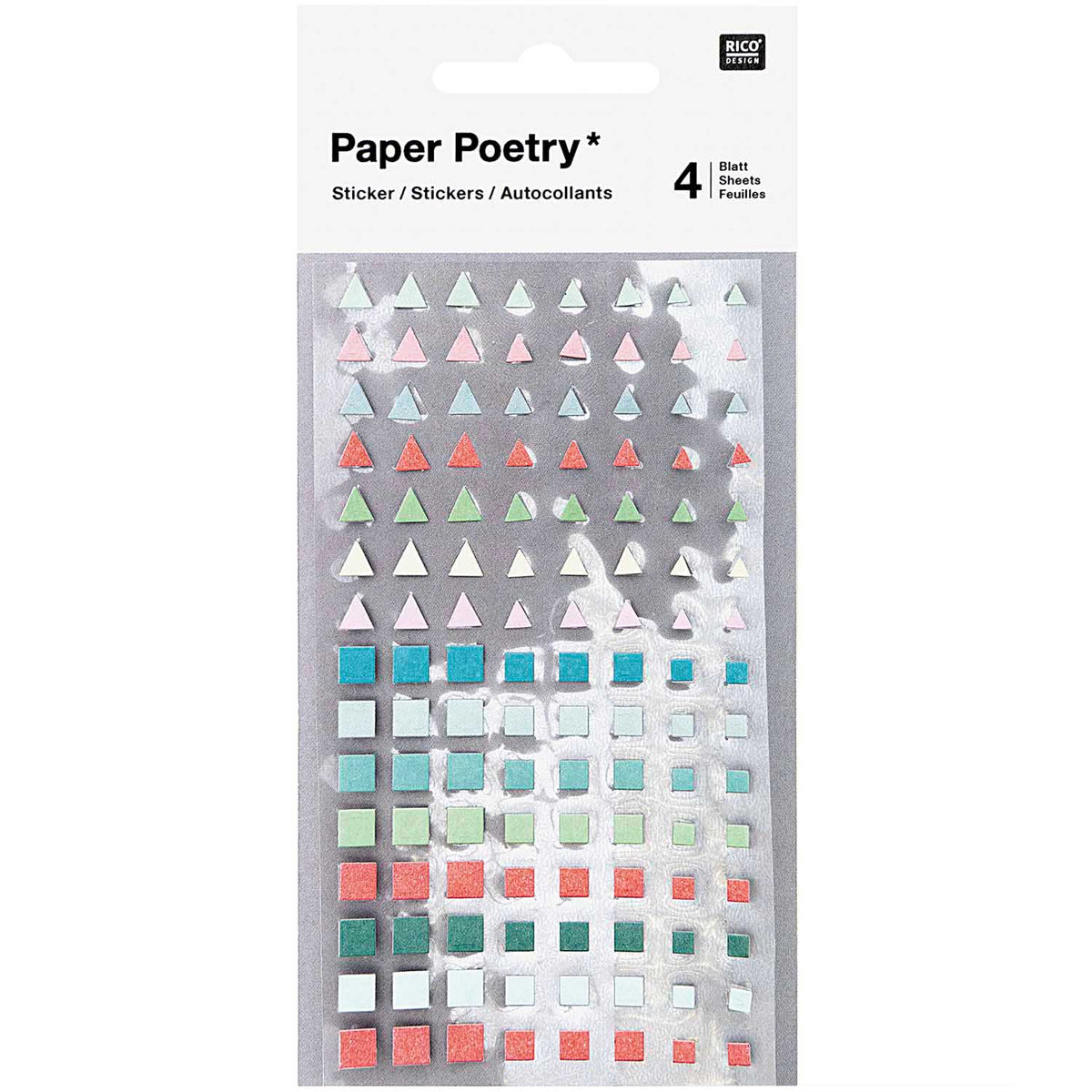Paper Poetry Stickers - Bullet Journal - Squares and Triangles ...