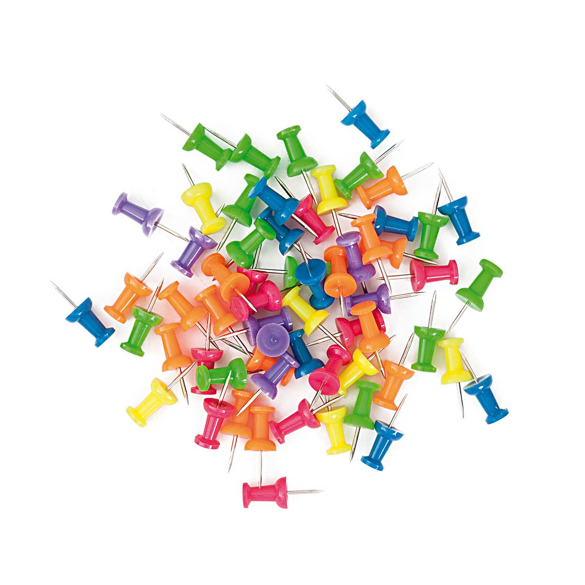 Paper Poetry - Push Pins - Neon Multicoloured – AnalogShopUK